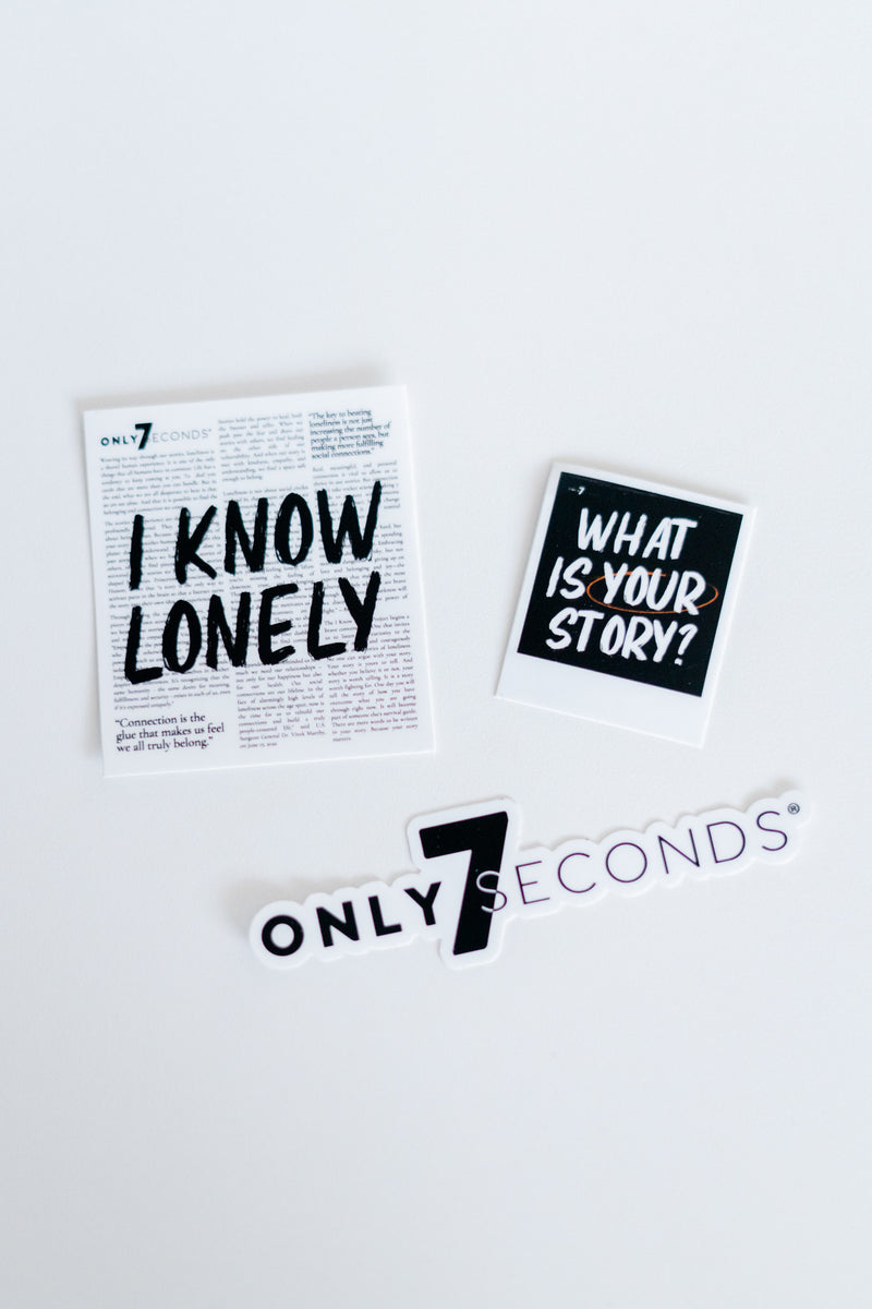 I Know Lonely: Sticker Pack – Only7Seconds®